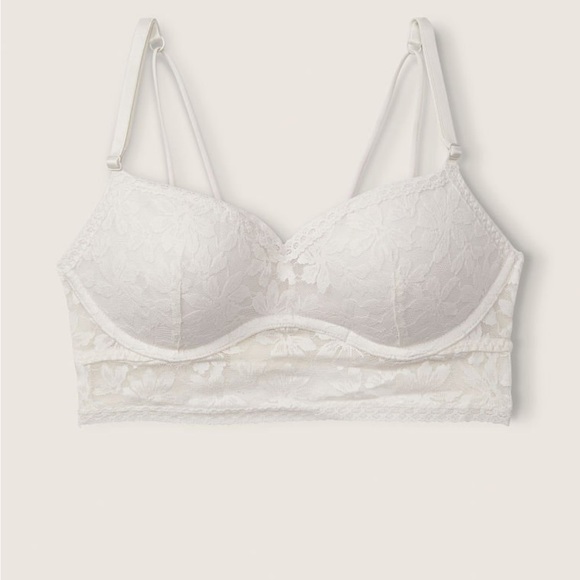 PINK Victoria's Secret | Intimates & Sleepwear | Nwt Lace Pushup ...